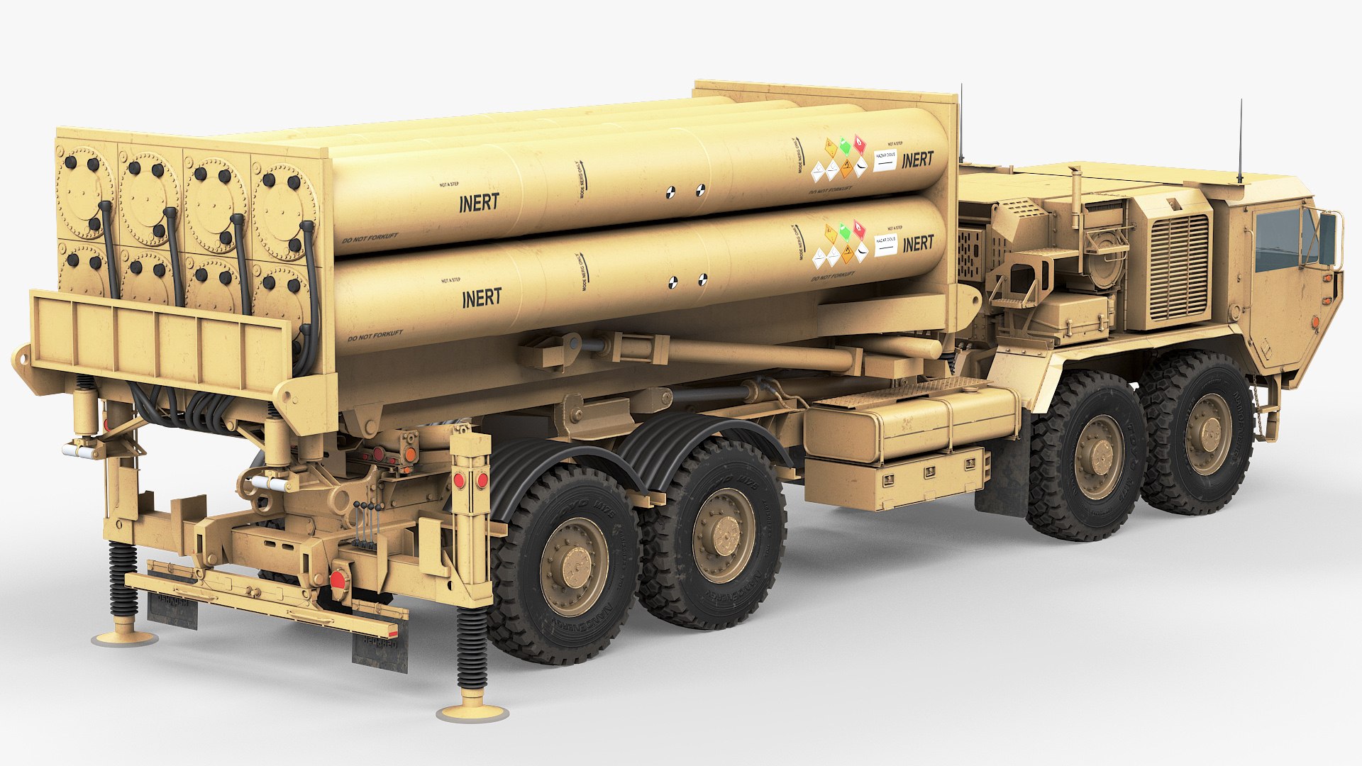 3D Model Missile Defense System THAAD - TurboSquid 1782554