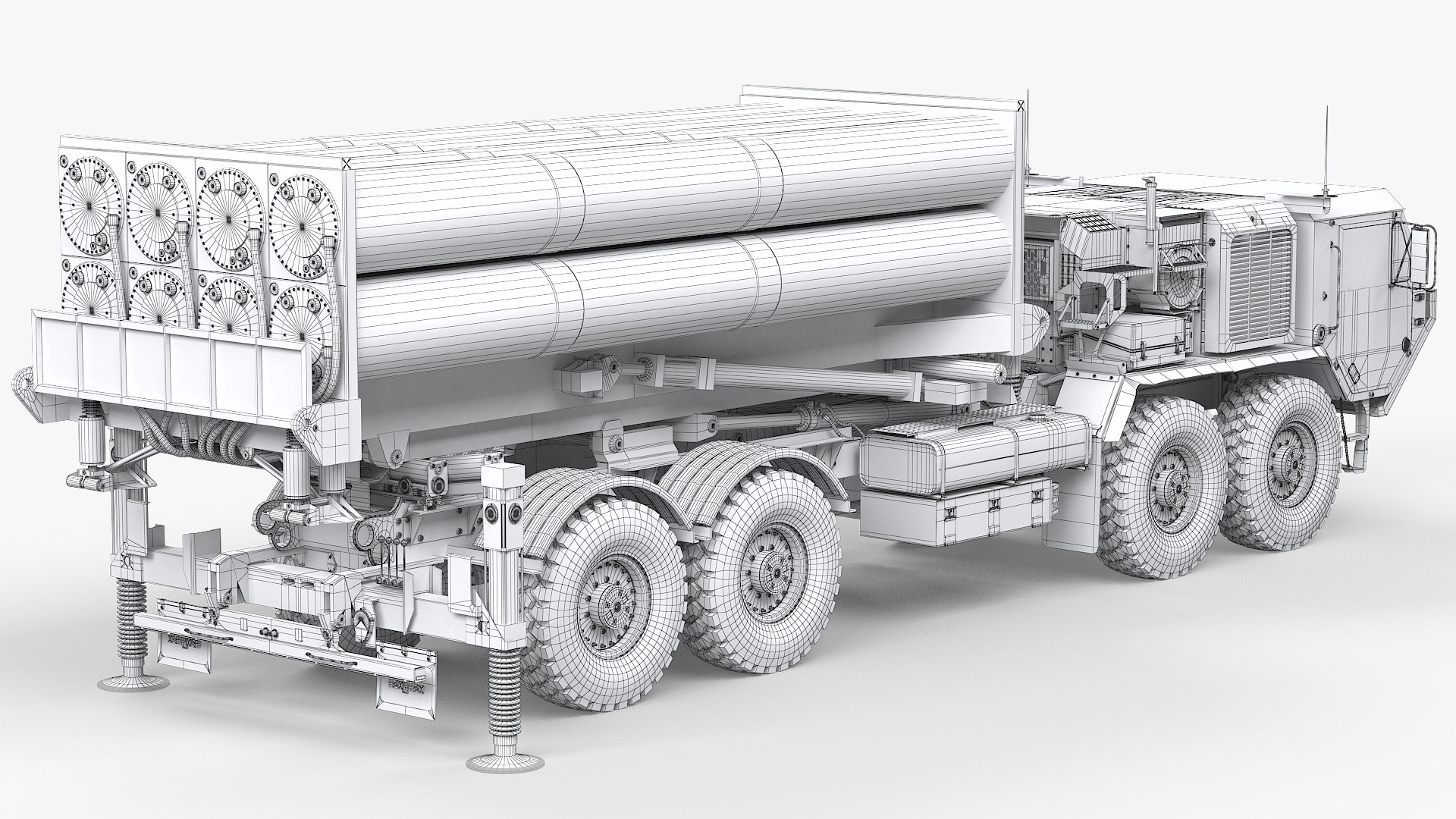 3D Model Missile Defense System THAAD - TurboSquid 1782554