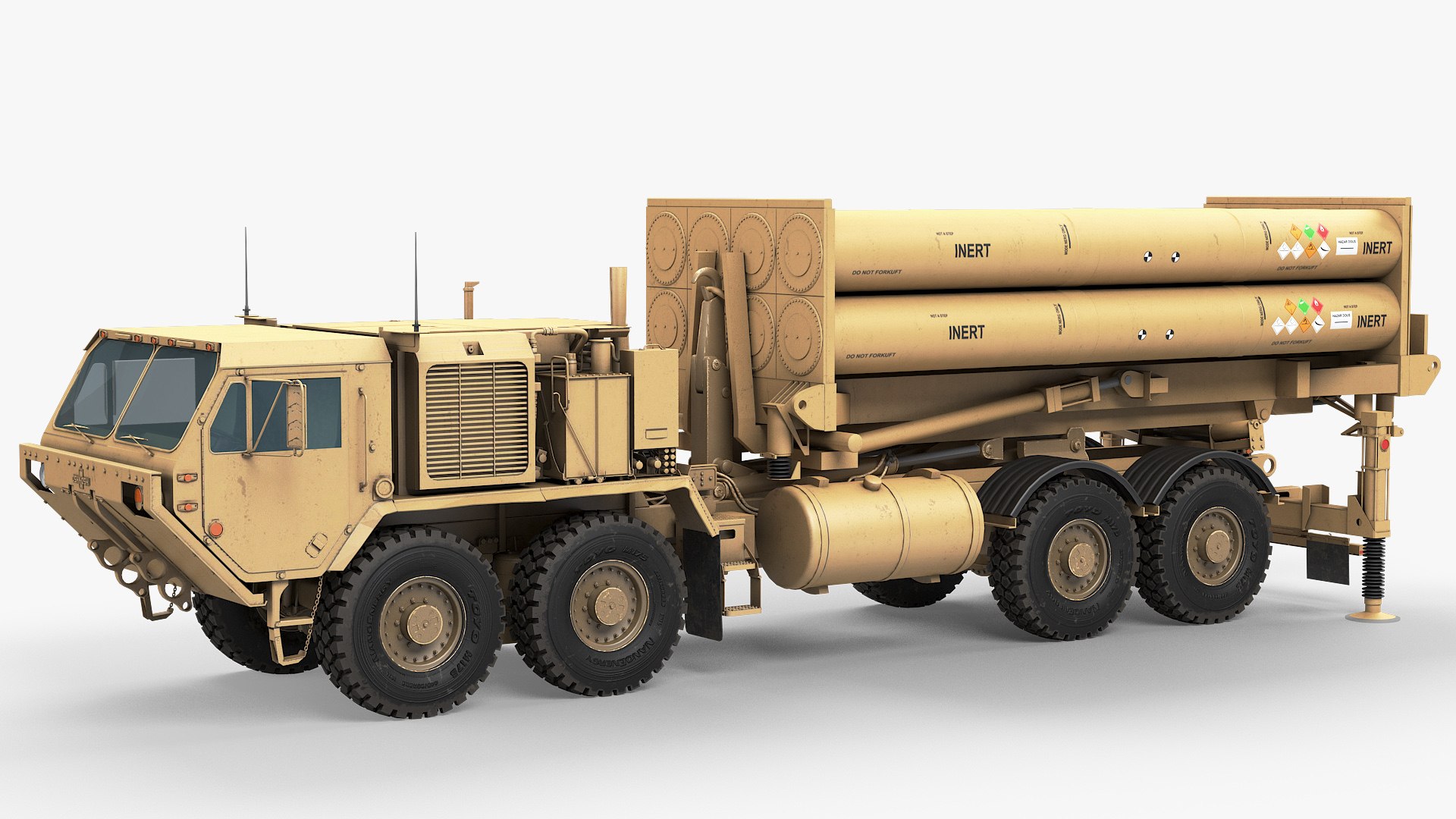 3D Model Missile Defense System THAAD - TurboSquid 1782554