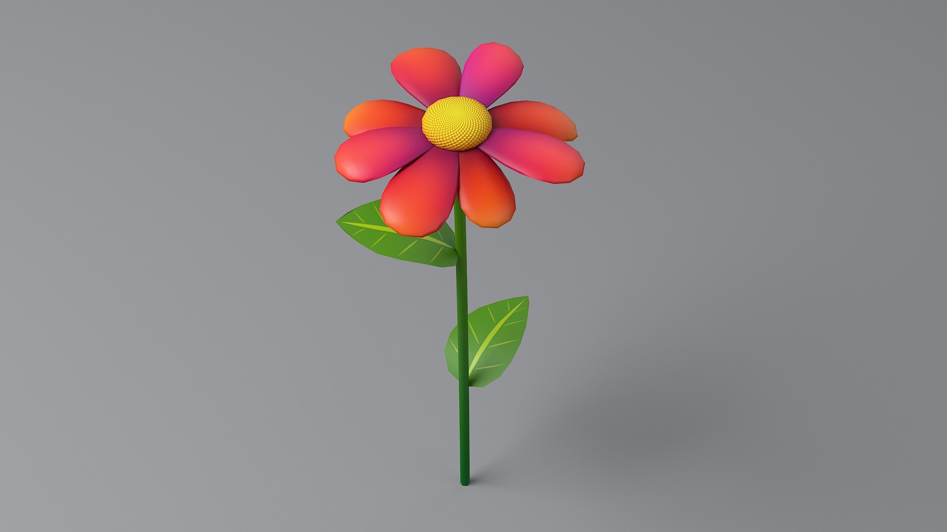 3D Model Cartoon Flowers Collection - TurboSquid 2049434