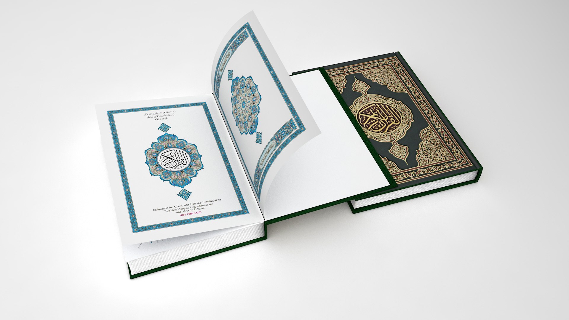 ANIMATED HOLY QURAN - HOLY BOOK 3D Model - TurboSquid 1913975