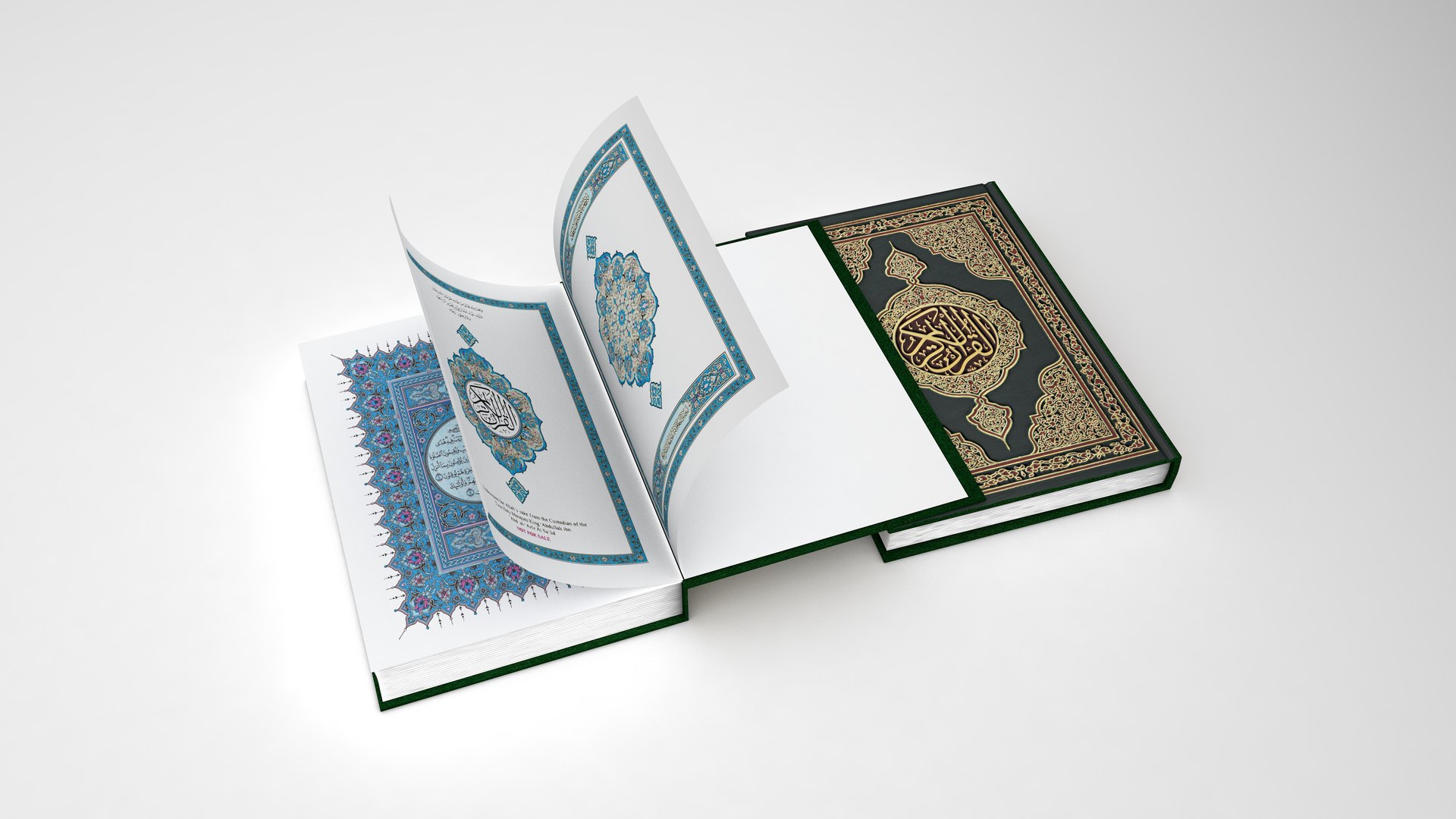 ANIMATED HOLY QURAN - HOLY BOOK 3D Model - TurboSquid 1913975