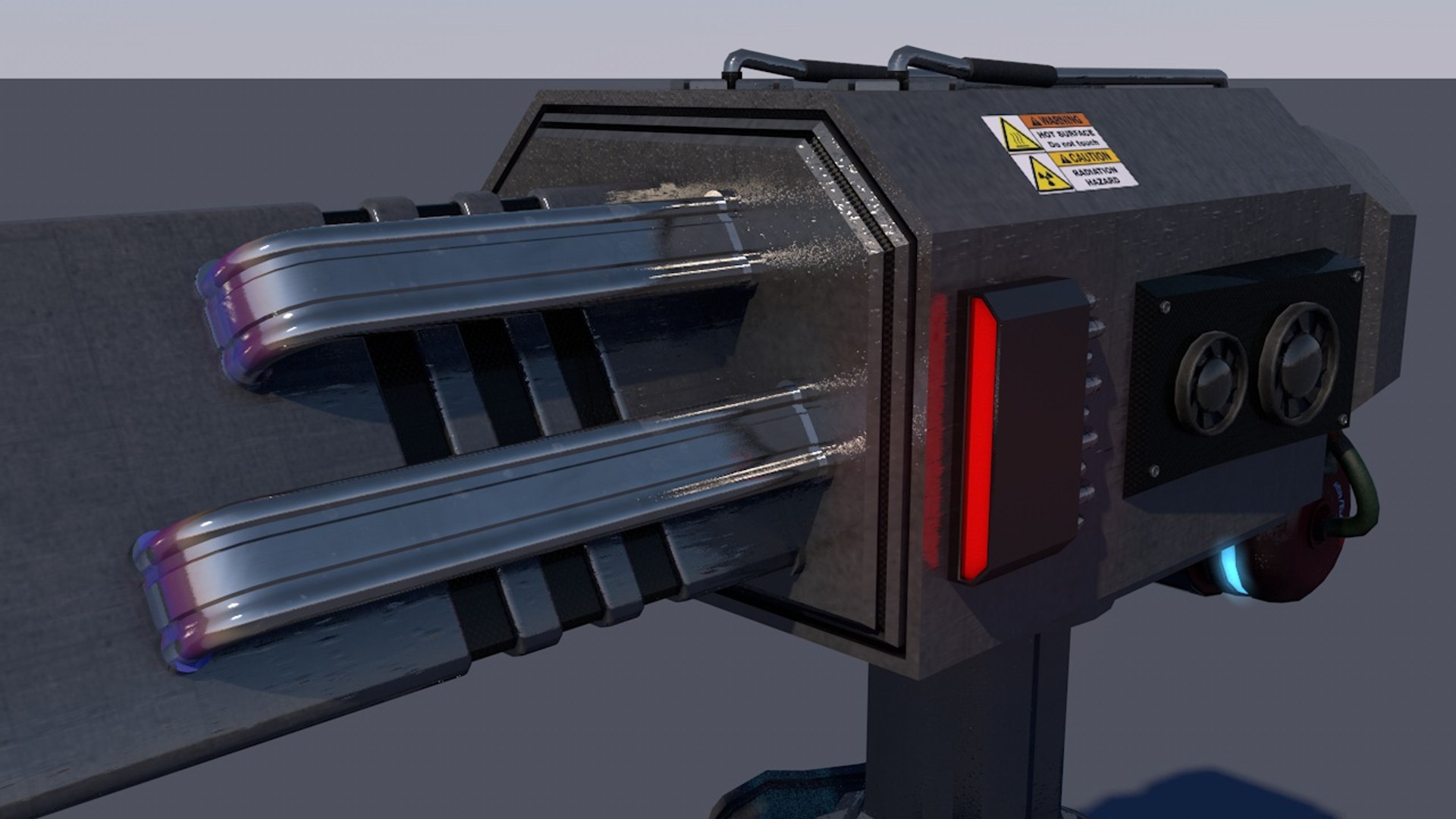 Sci-fi Turret Gun 3D - TurboSquid 1444901