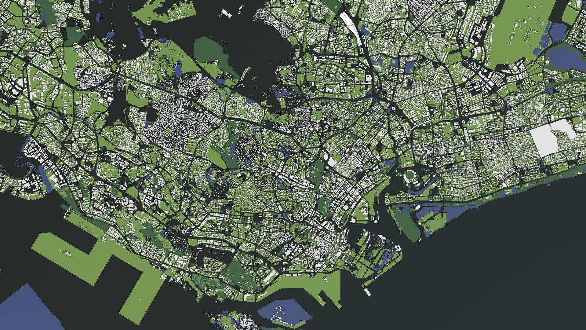 Singapore - City And Mass Buildings 3D Model - TurboSquid 2203800