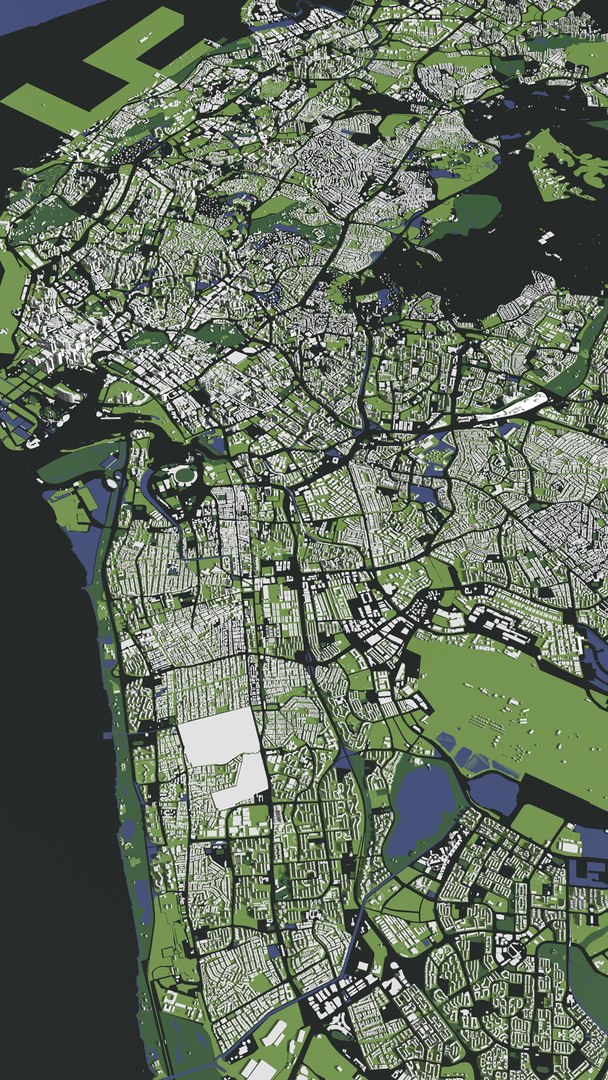 Singapore - City And Mass Buildings 3D Model - TurboSquid 2203800