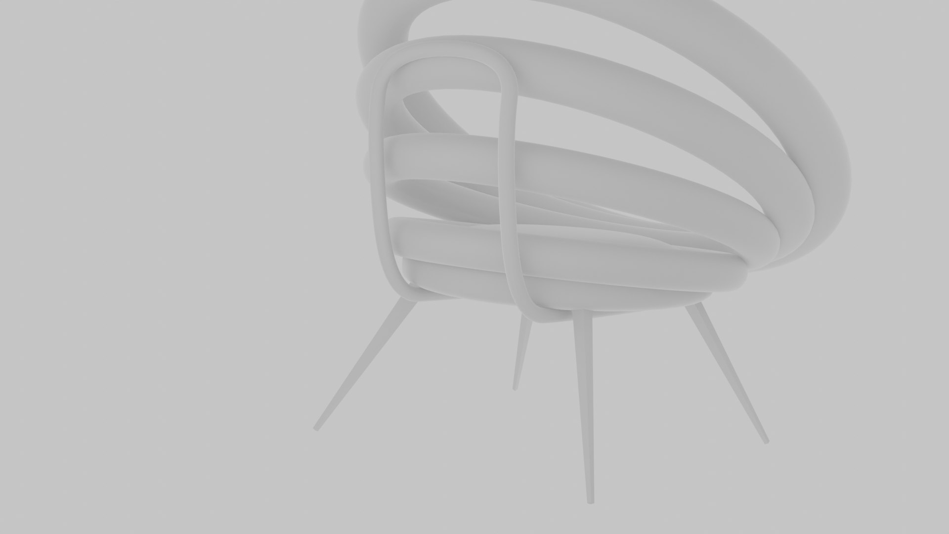 3D Round Single Sofa Model - TurboSquid 2121963