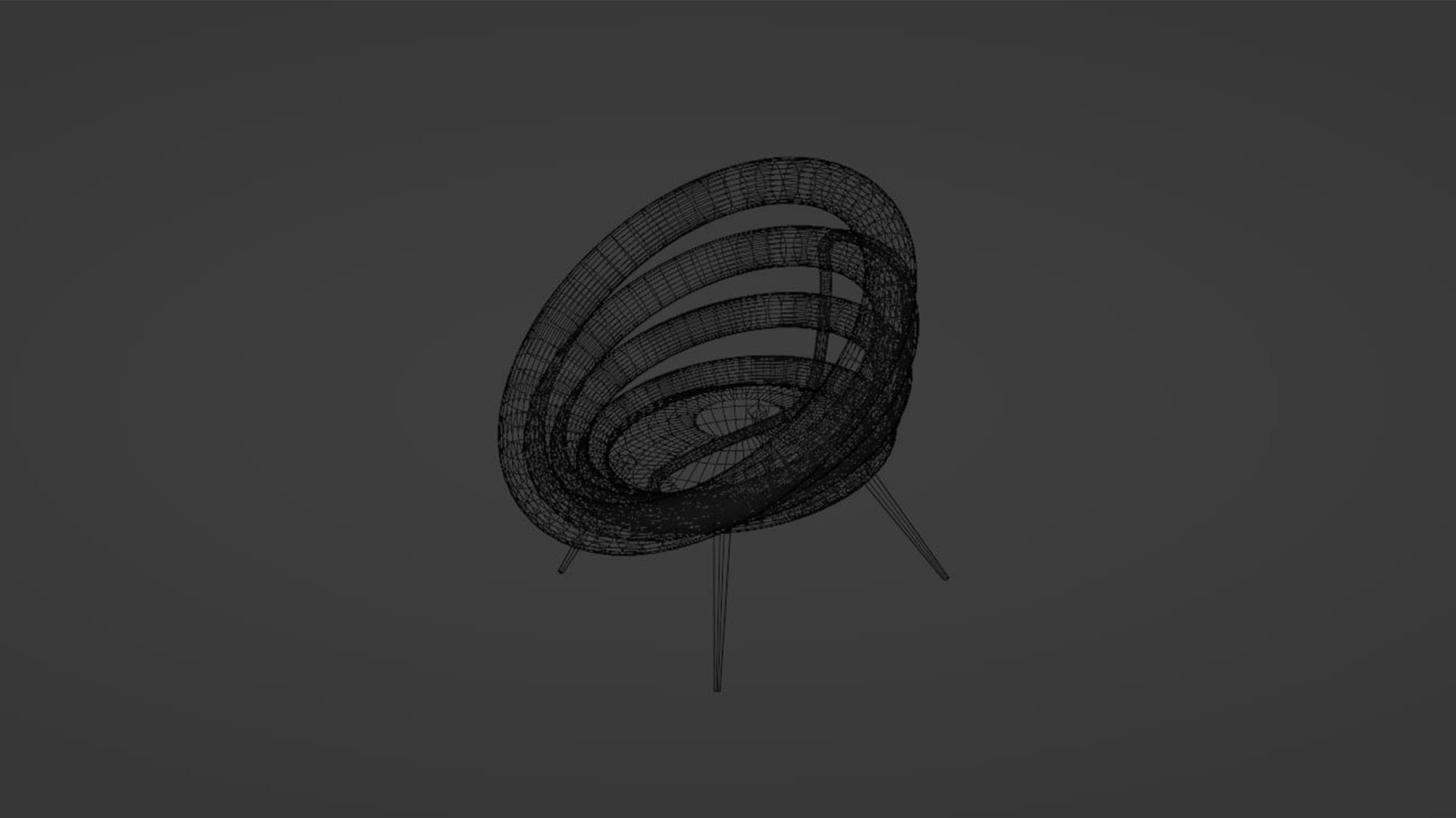 3D Round Single Sofa Model - TurboSquid 2121963