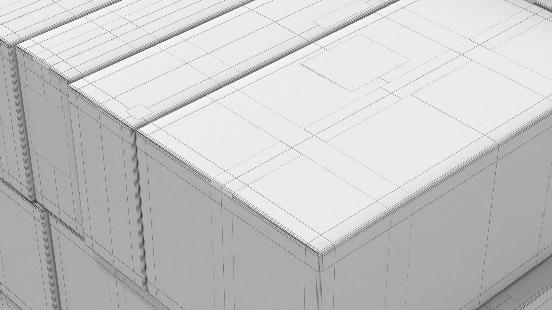 3D Cardboard Box On Pallet PBR 2 - TurboSquid 2192499