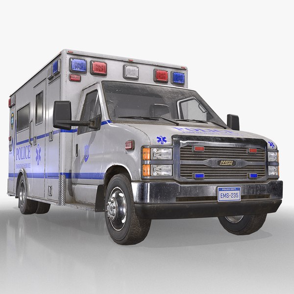 Ambulance Type 4 - Low Poly 3D model - TurboSquid 1957044