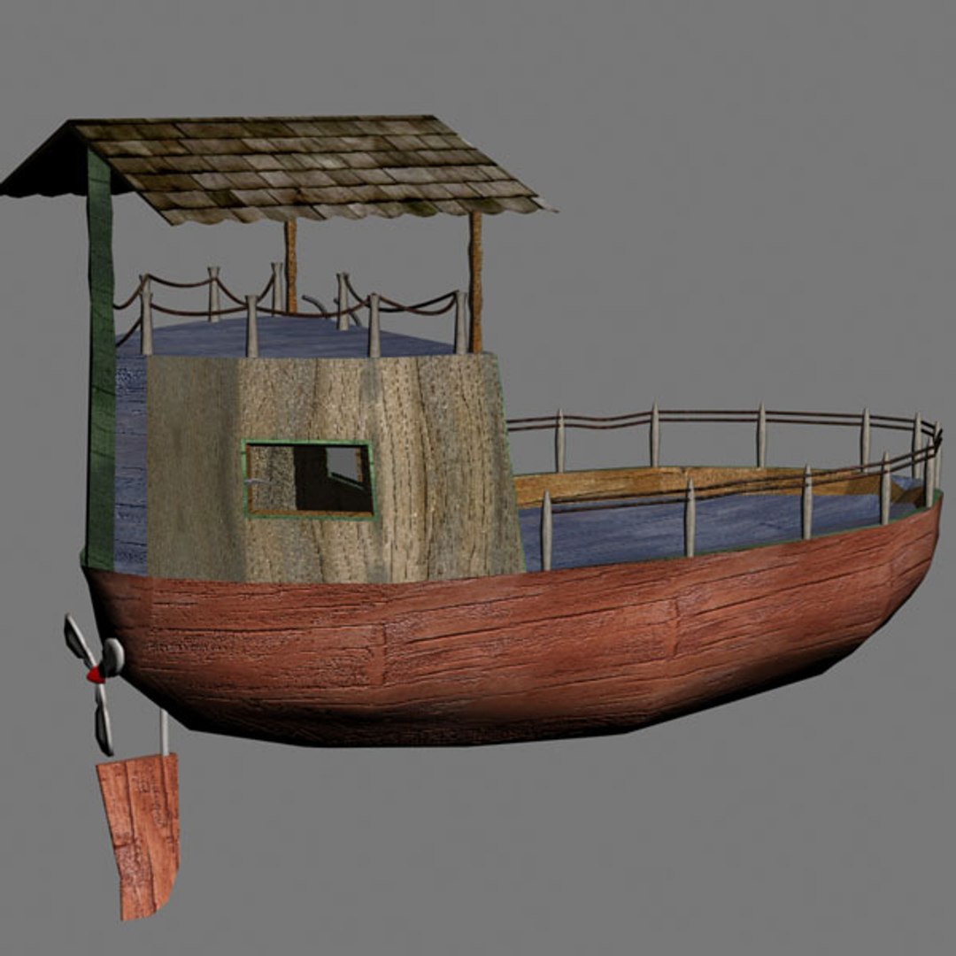 Cartoon Boat 3d 3ds