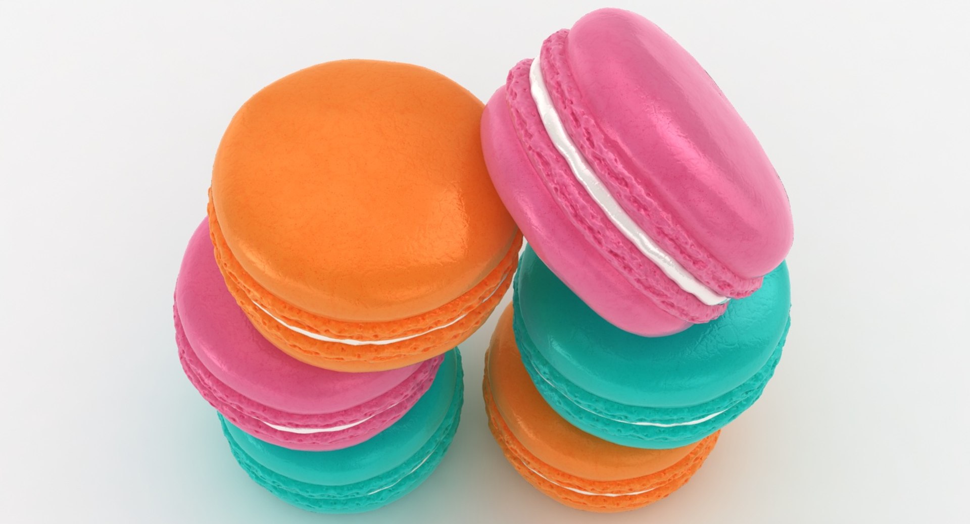 3D Model Macaron Pose 1 - TurboSquid 1417776