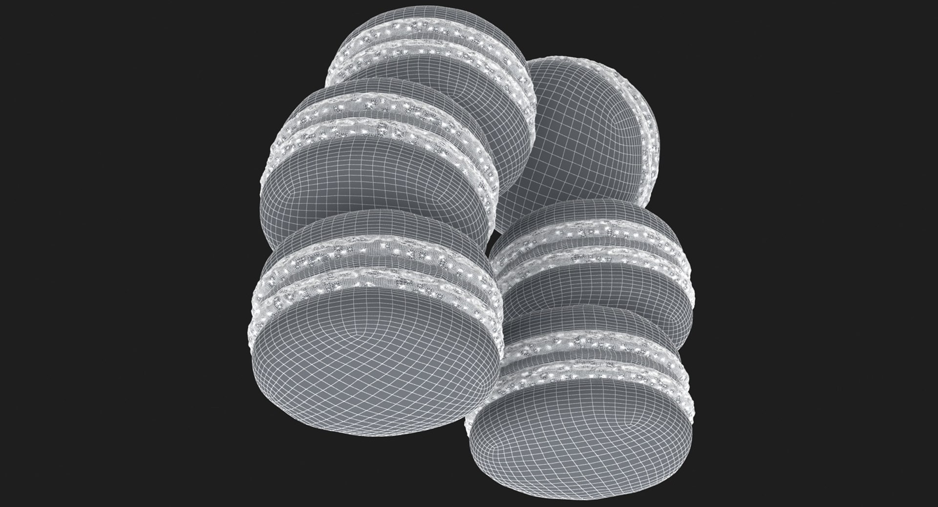 3D Model Macaron Pose 1 - TurboSquid 1417776