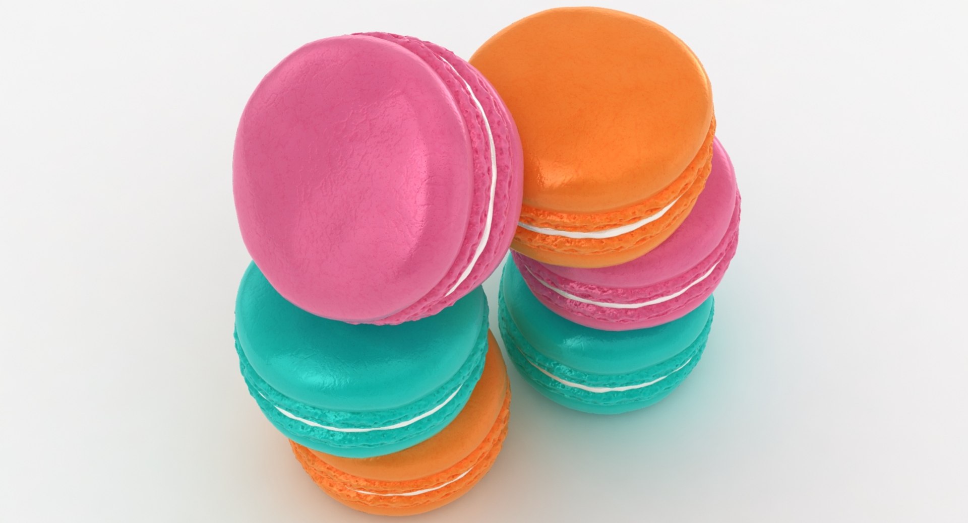 3D Model Macaron Pose 1 - TurboSquid 1417776