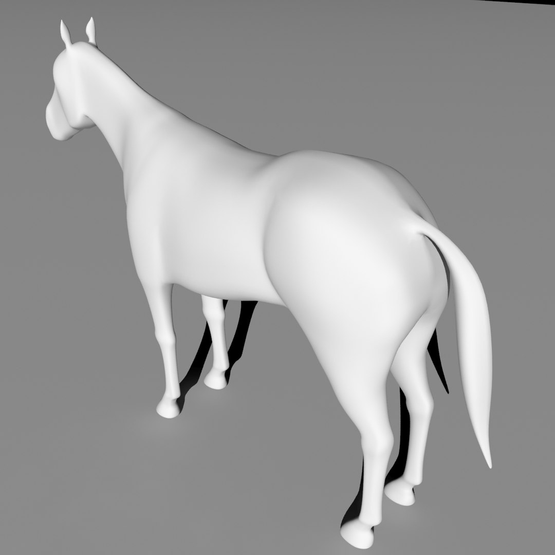 Base Horse 3d Model