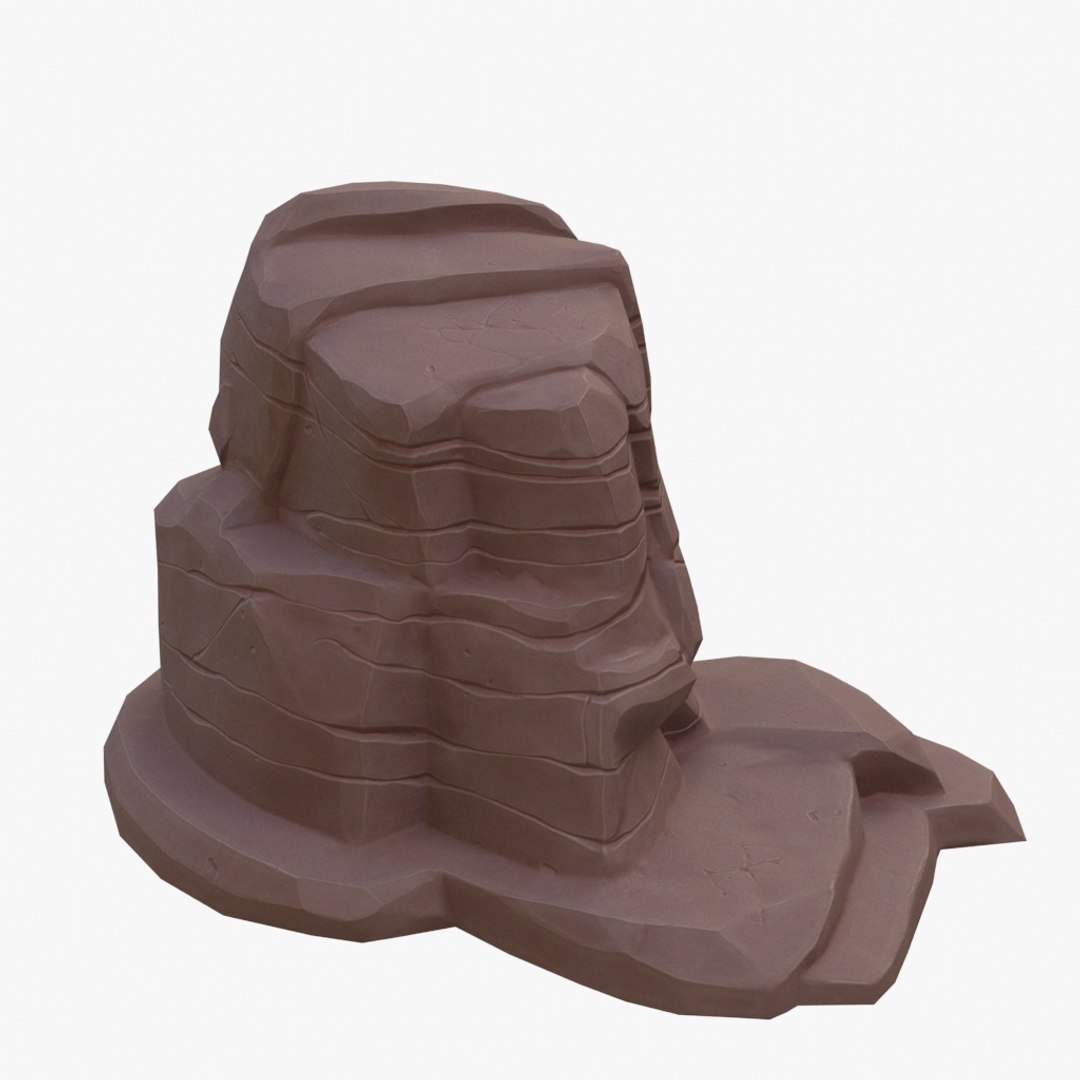 Cartoon Stone 3D - TurboSquid 1390701