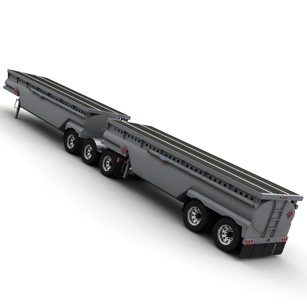 3d B-train Combo Trailers Model