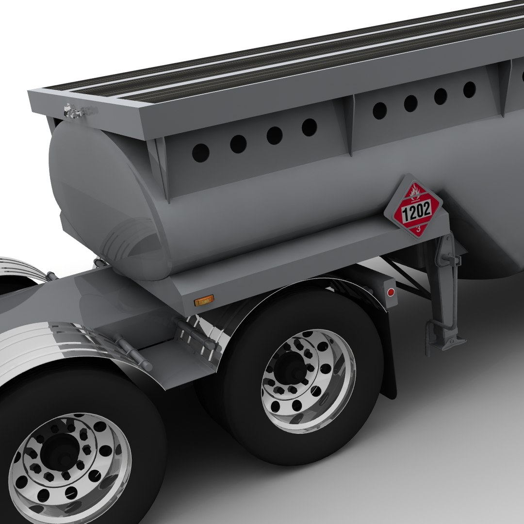 3d B-train Combo Trailers Model
