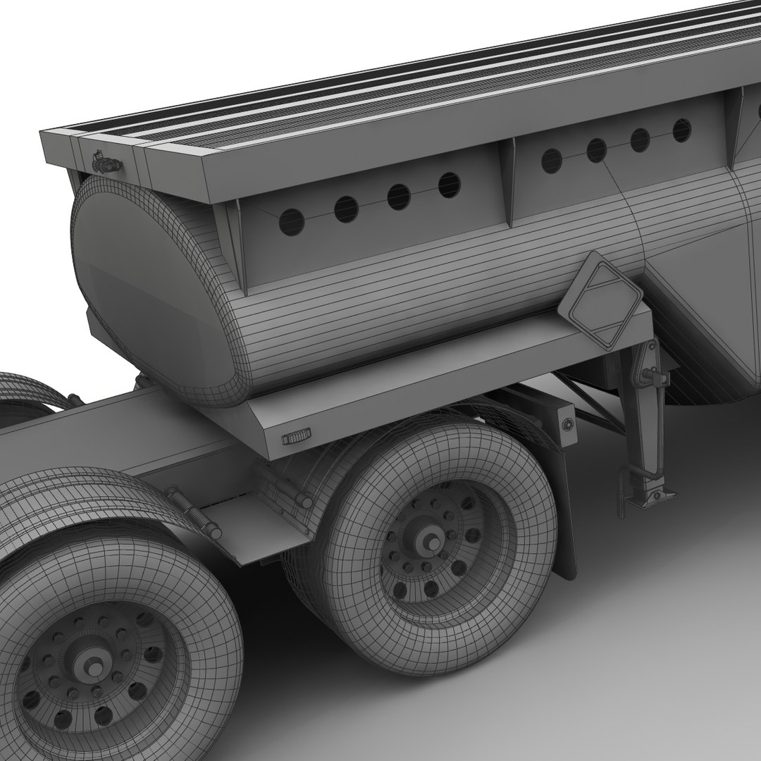 3d B-train Combo Trailers Model