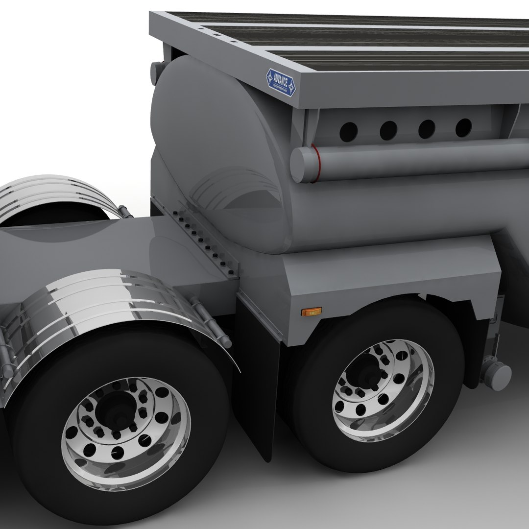 3d B-train Combo Trailers Model