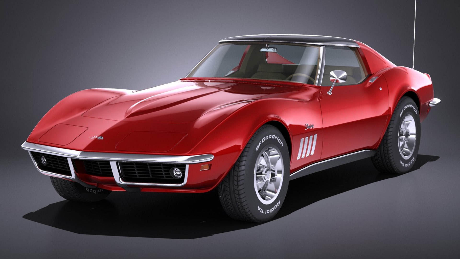 3D Chevrolet Corvette C3 - TurboSquid 1341308