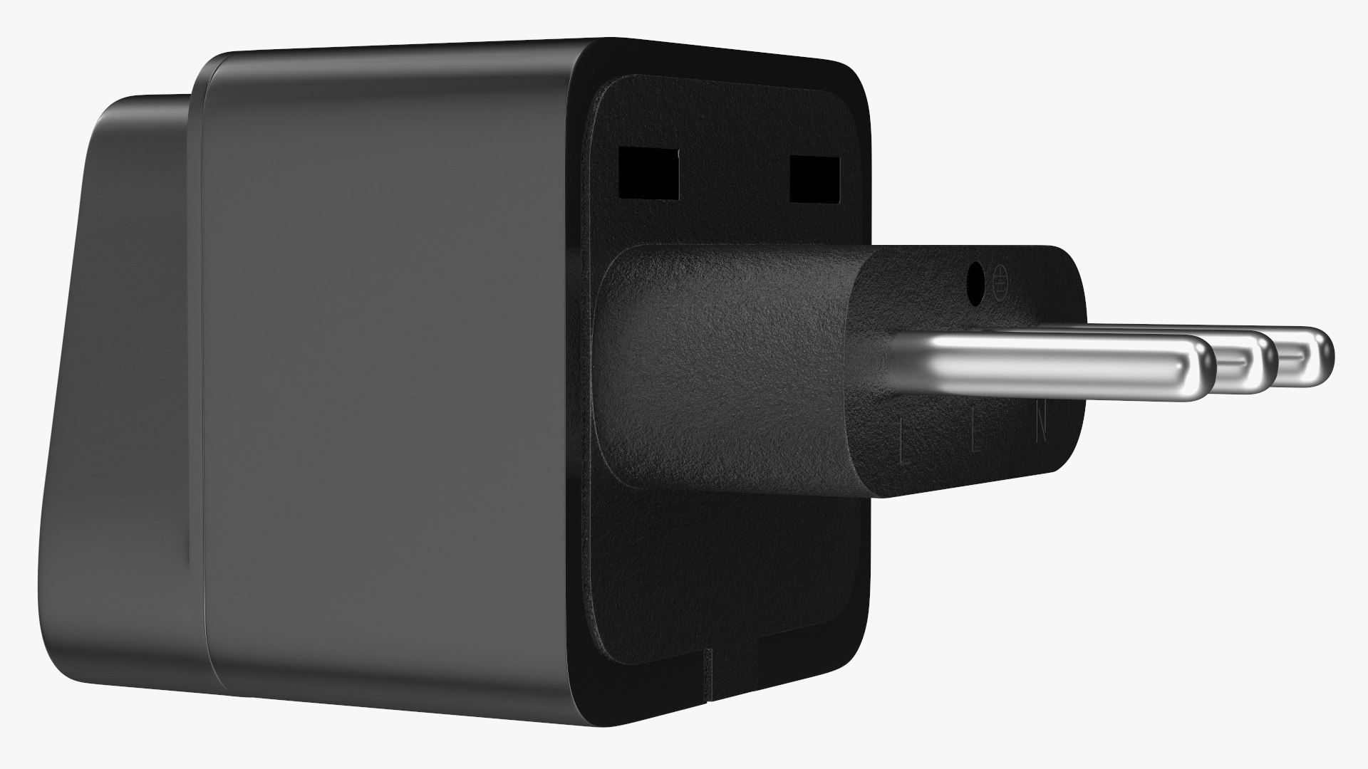 Type L Universal Plug Adapter Black Model - TurboSquid 1839181
