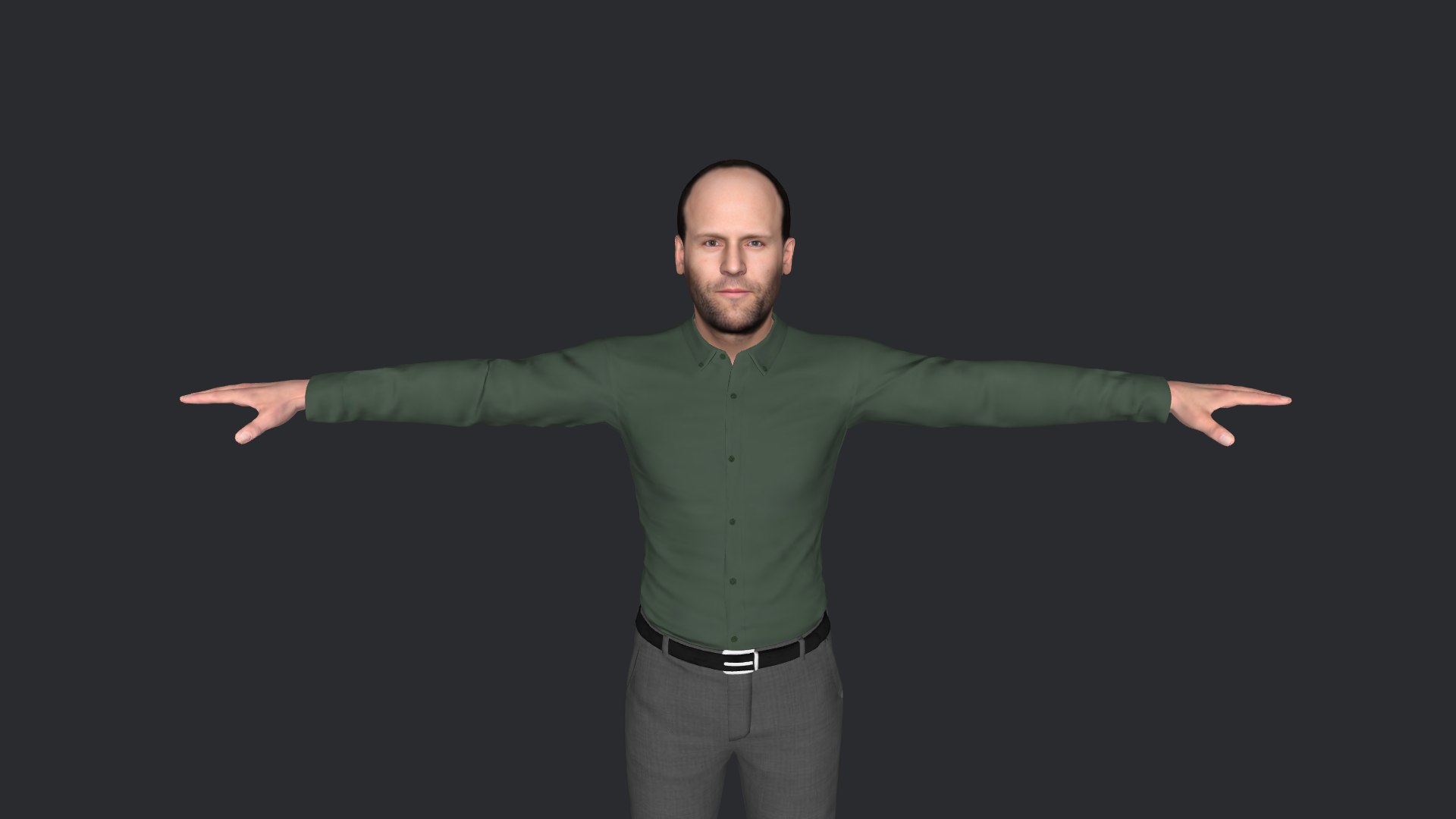 Jason Statham Hyper Realistic Full Body Fully Rigged 3D Character 3D ...
