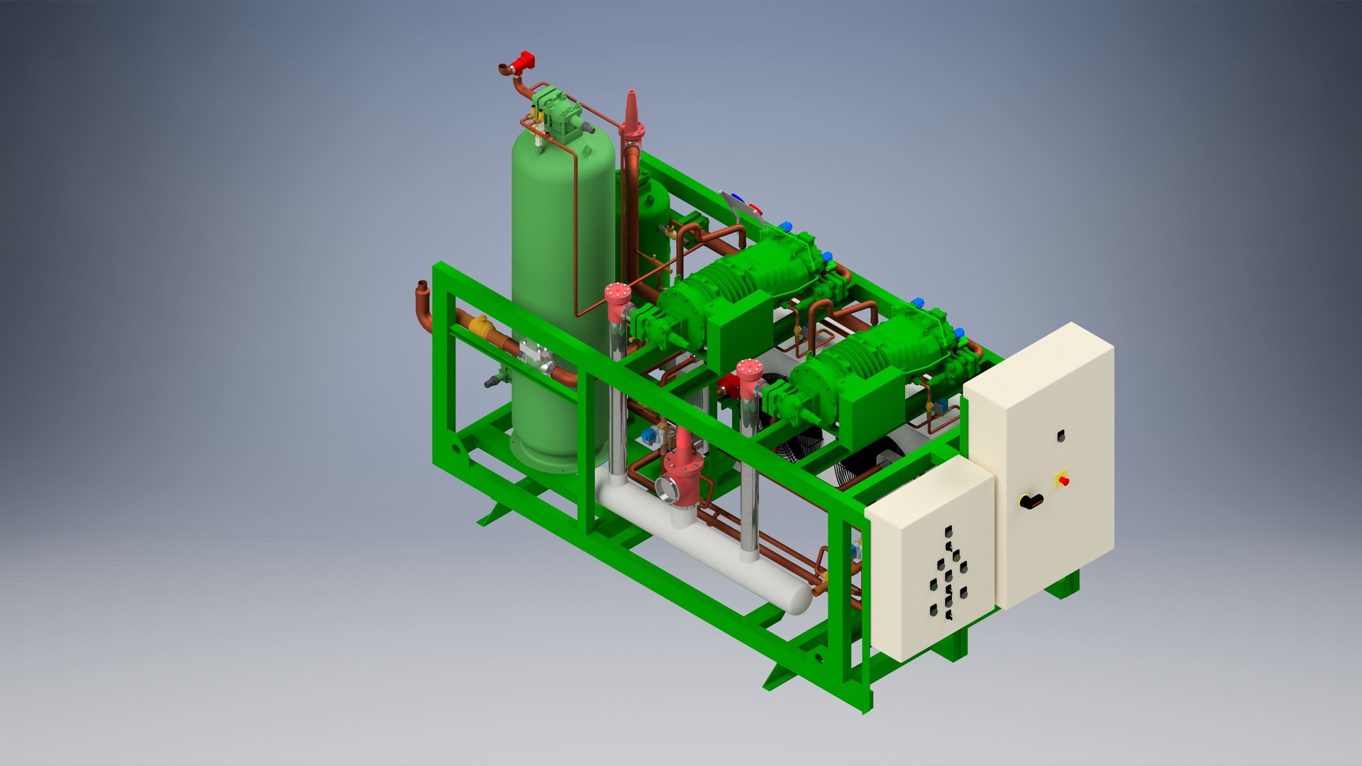 3D Compressor Pack Bitzer - TurboSquid 1151435