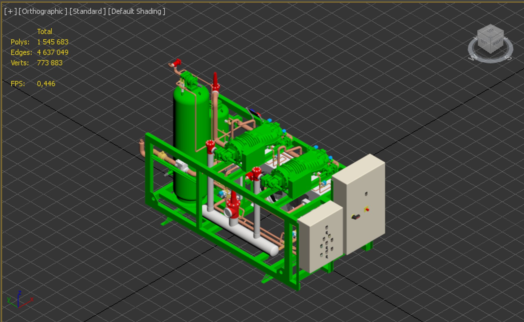 3D Compressor Pack Bitzer - TurboSquid 1151435