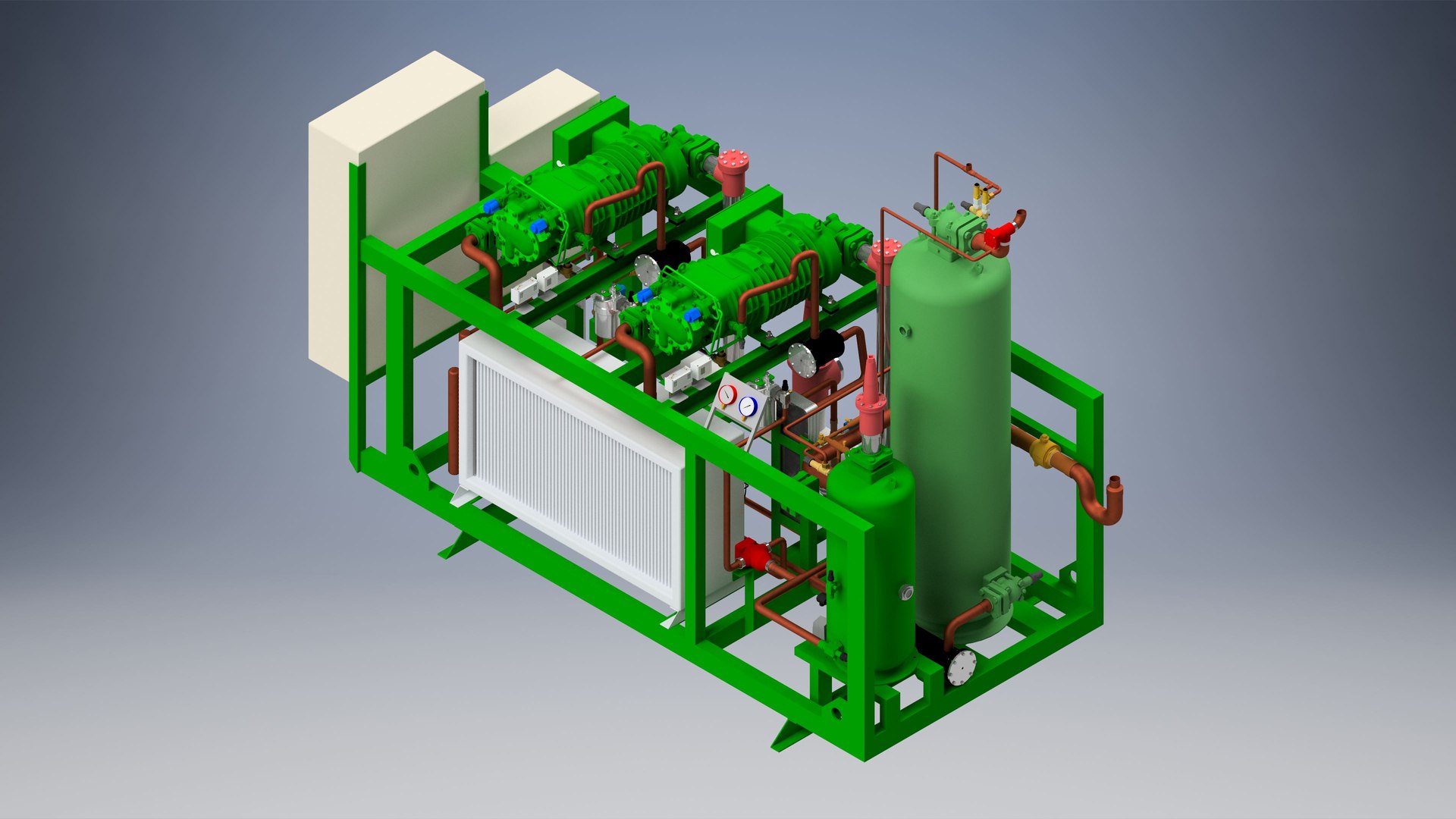 3D Compressor Pack Bitzer - TurboSquid 1151435