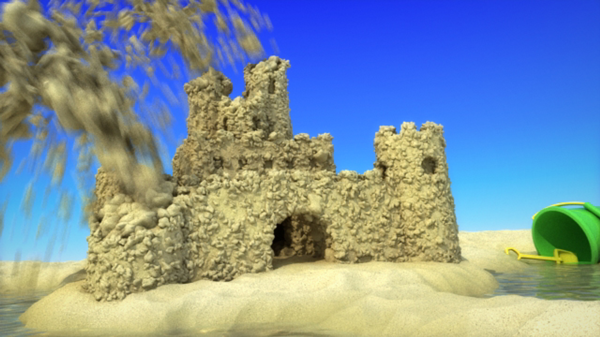 Sand Castle 3D Model - TurboSquid 1312421