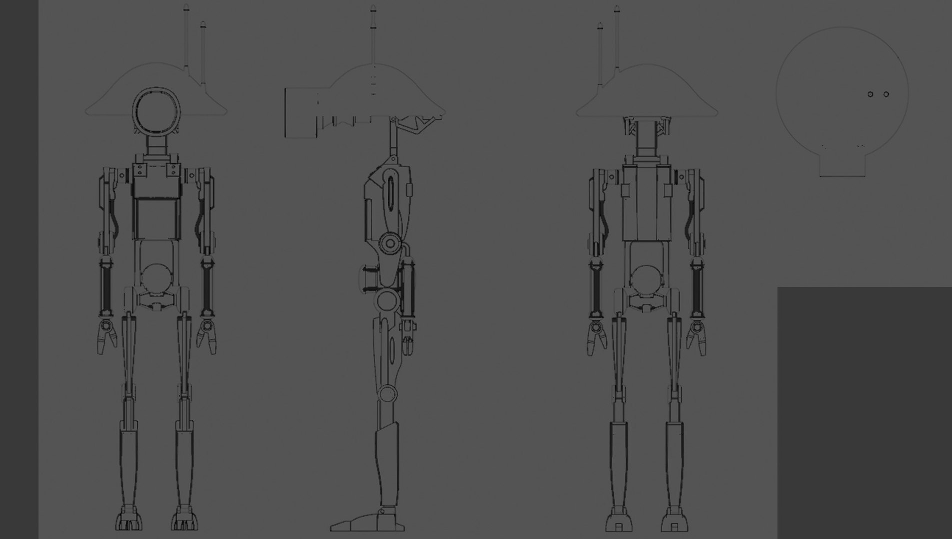 Pit Droid 3D Model - TurboSquid 2195991
