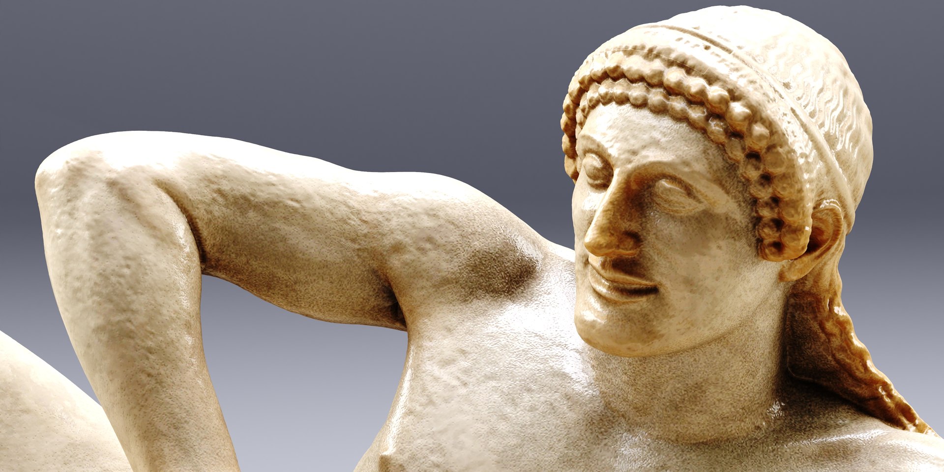 Lying Wounded Warrior Sculpture 3D Model - TurboSquid 2250804