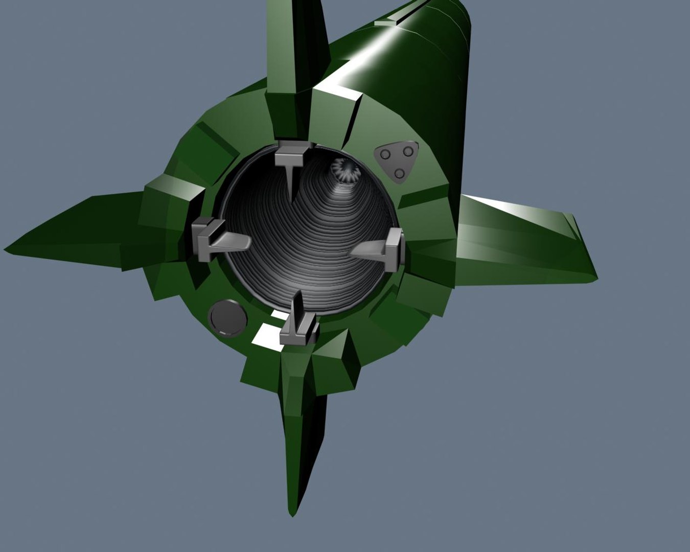 scud b missile 3d model