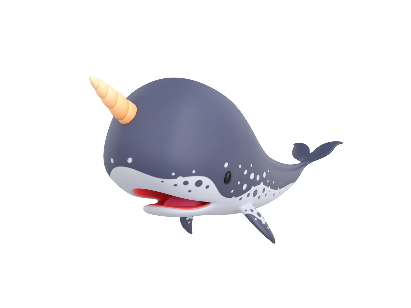 Character283 Narwhal 3D Model - TurboSquid 2204161