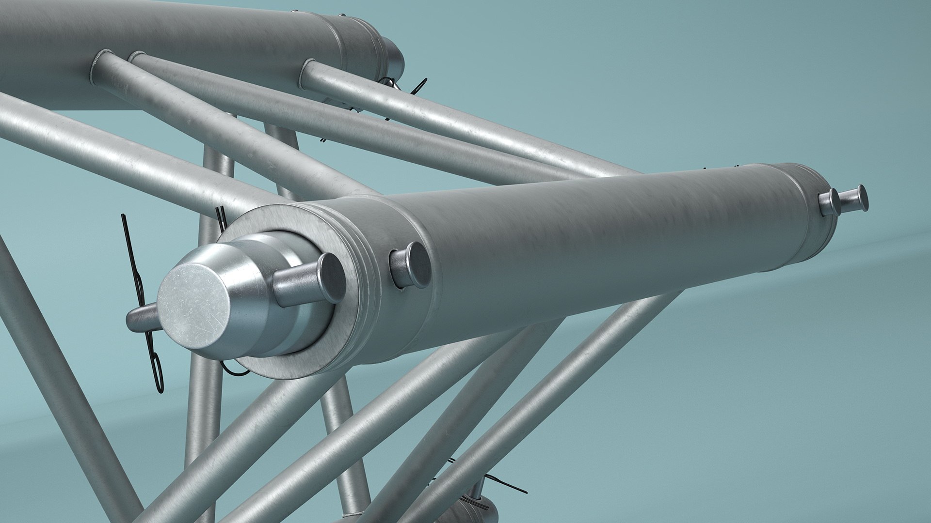 Triangular Truss Modular Straight 3D - TurboSquid 2269962