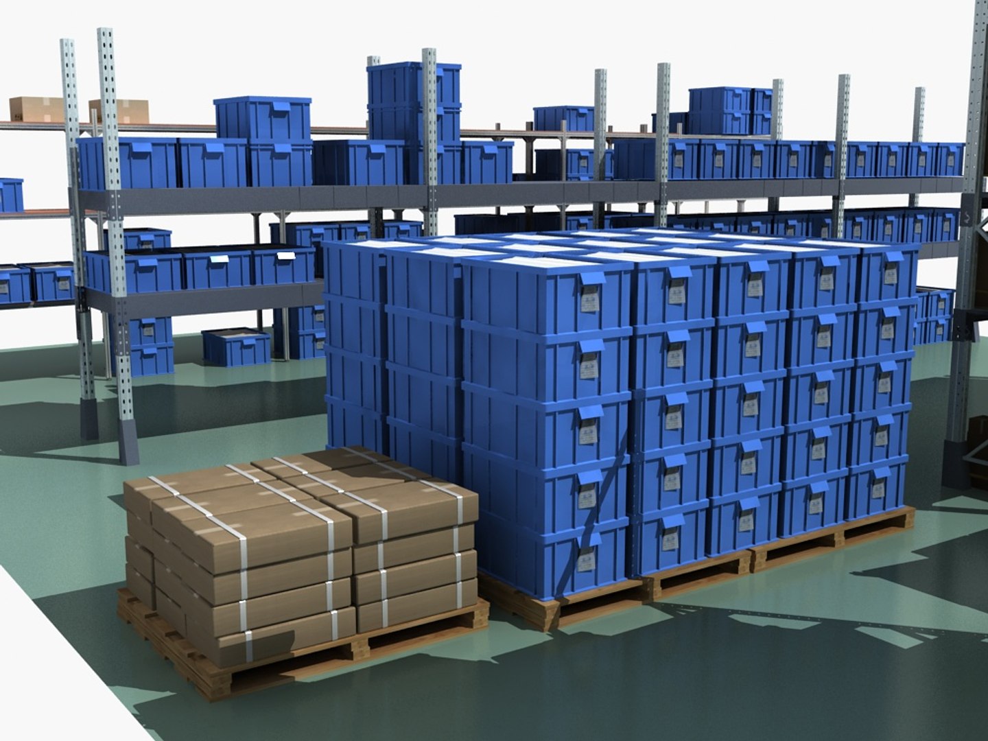 3D Rack Boxes Model - TurboSquid 1392725