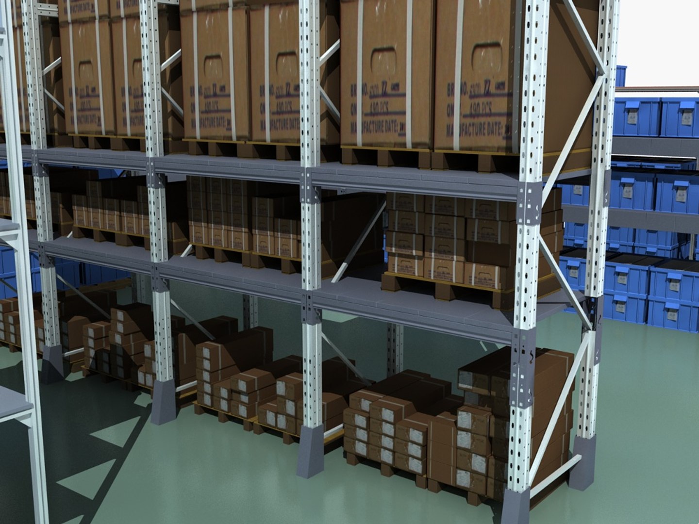 3D Rack Boxes Model - TurboSquid 1392725