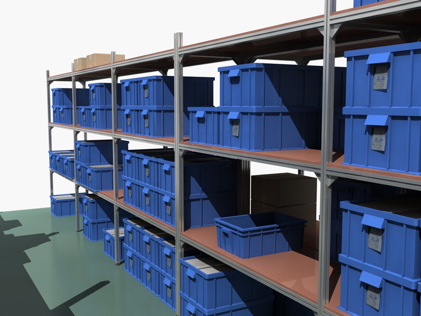 3D Rack Boxes Model - TurboSquid 1392725