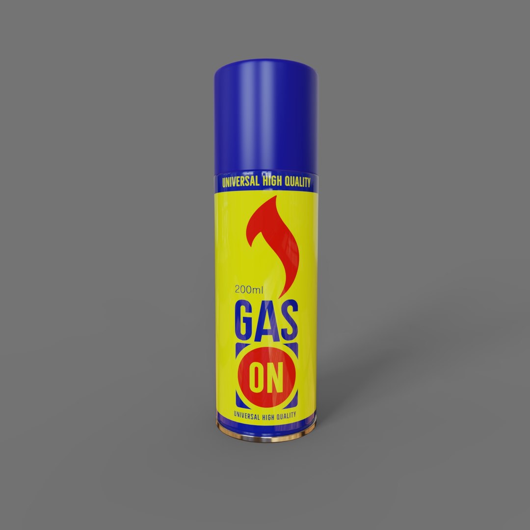 Can Gas Refueling Iceberg GasON 200ml 3D Model - TurboSquid 2281546