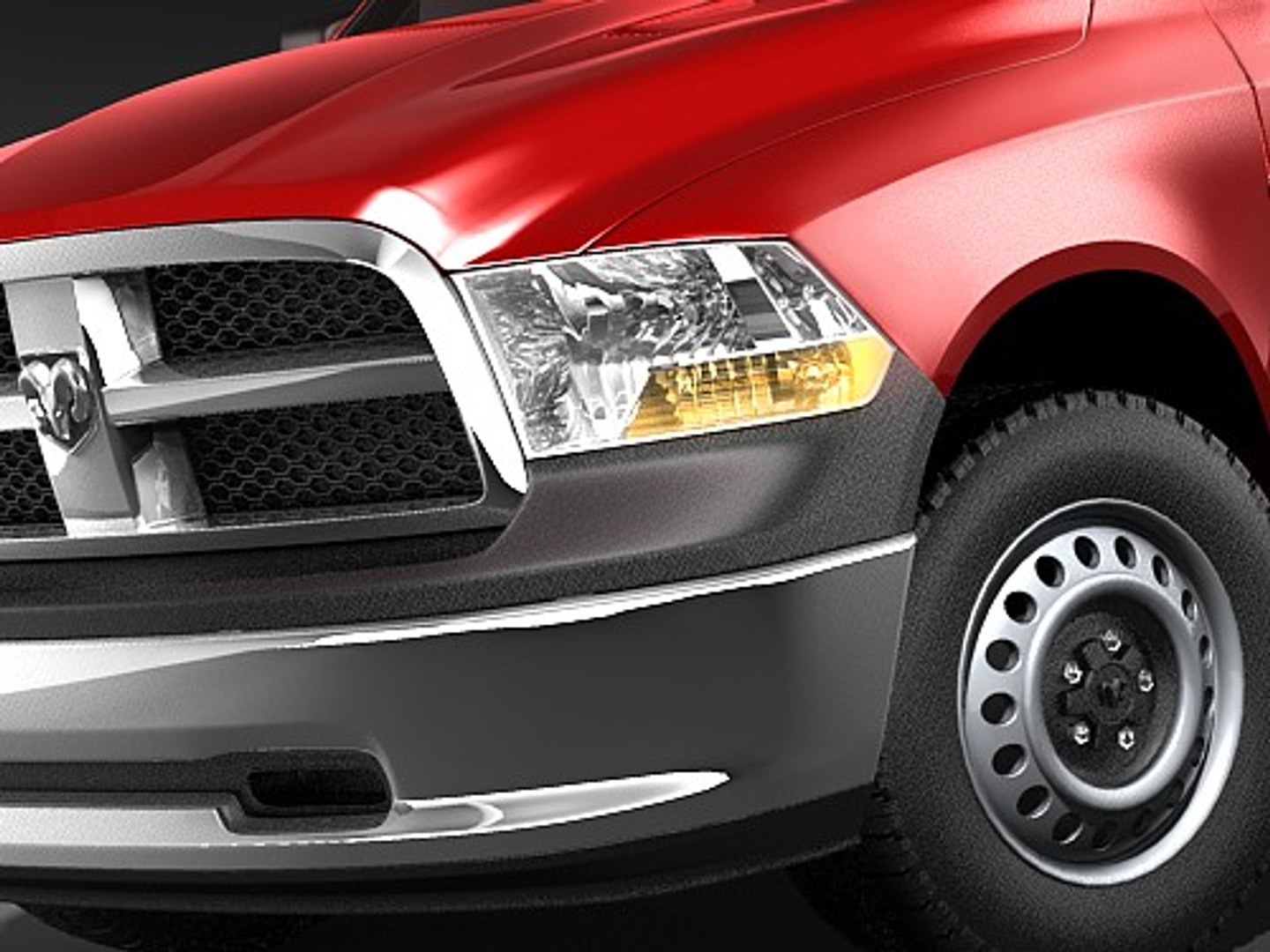 3d 3ds dodge ram 2009 regular