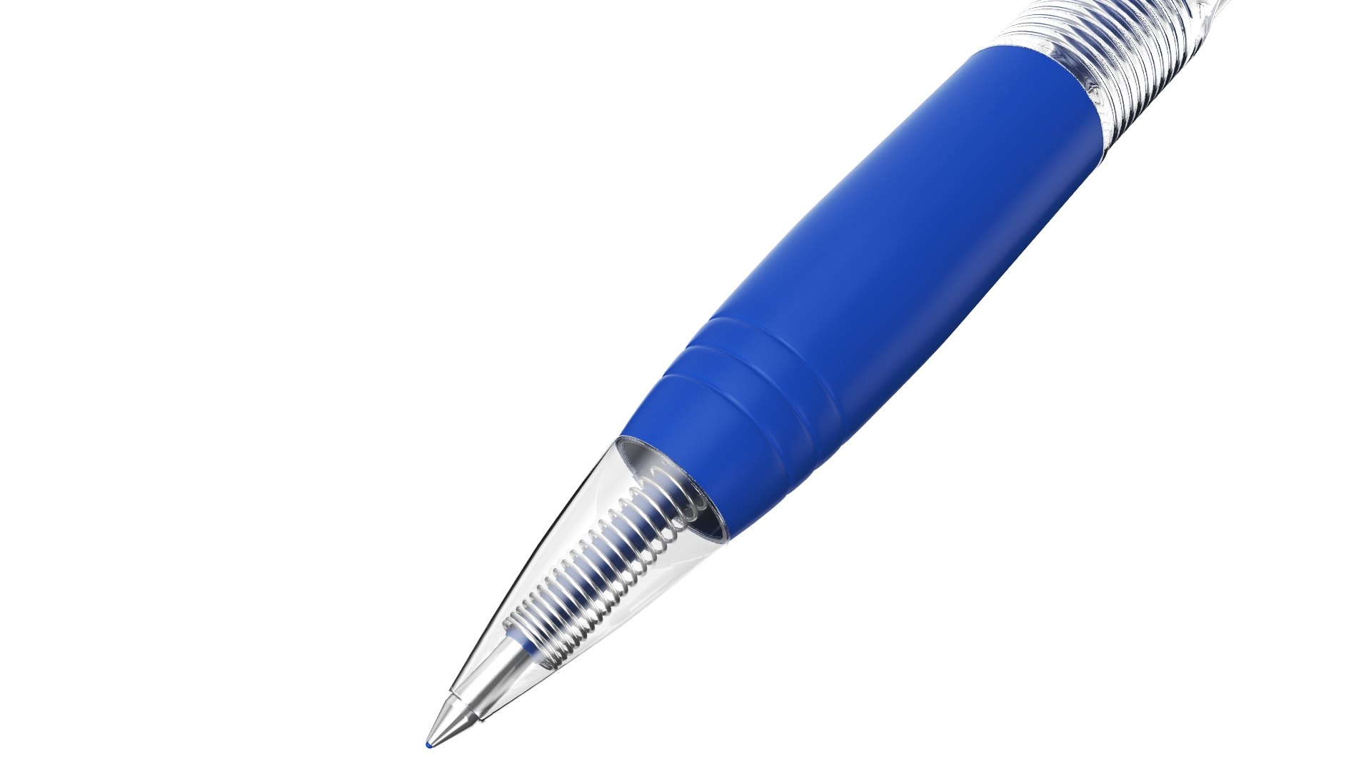 Blue Ballpoint Pen 3D Model - TurboSquid 1802112