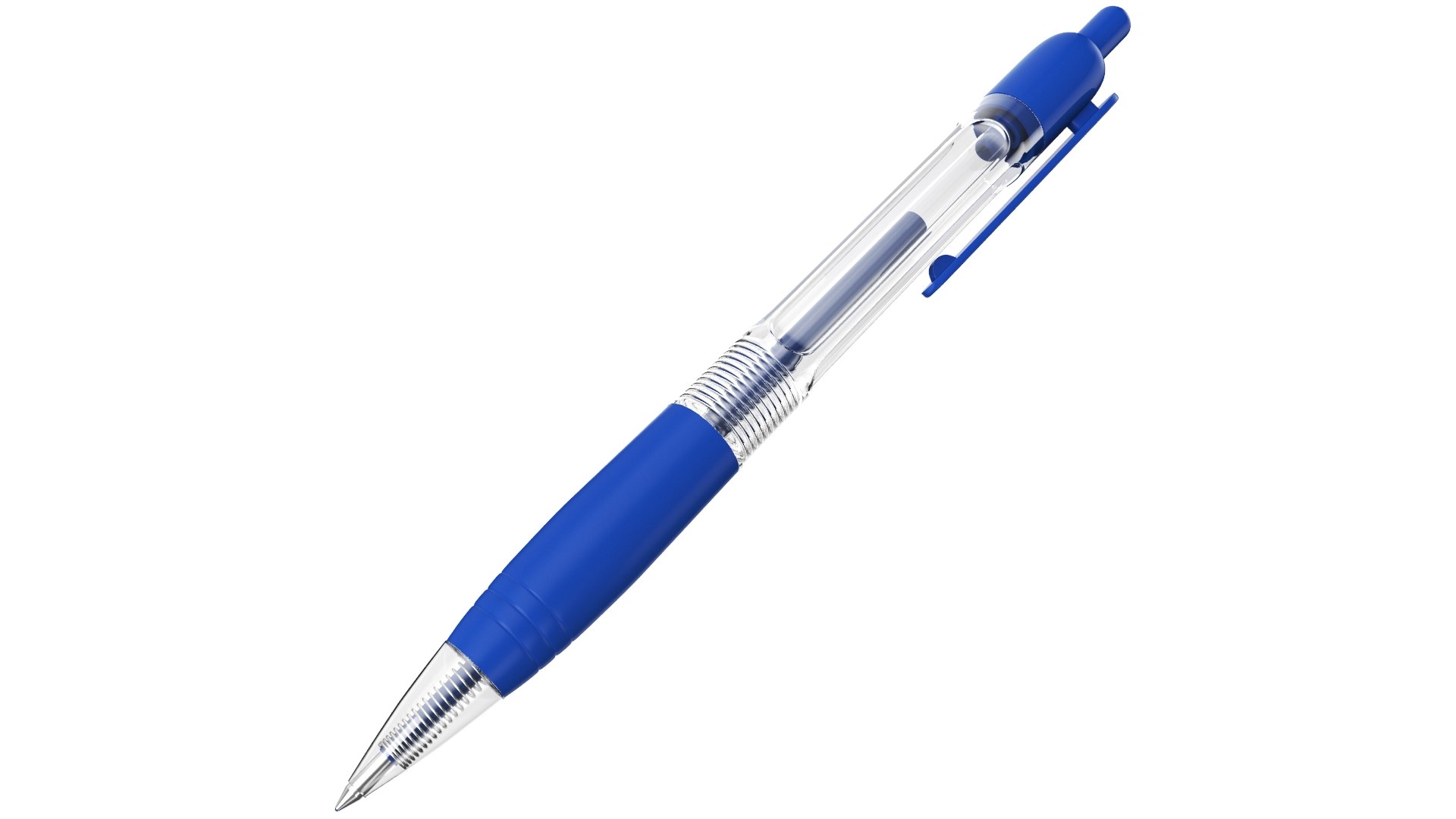 Blue Ballpoint Pen 3D Model - TurboSquid 1802112
