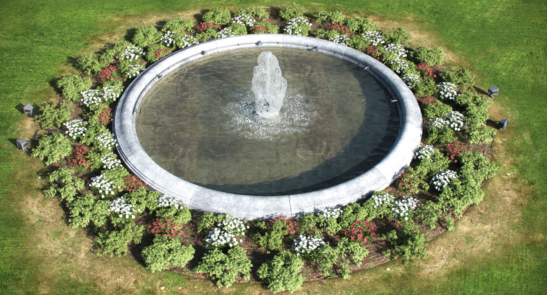 3D Water Fountain Model - TurboSquid 1280477