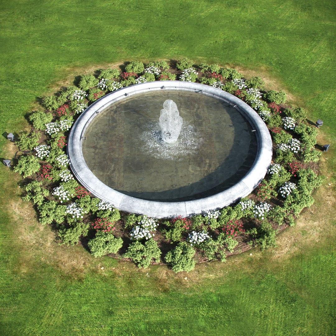 3D Water Fountain Model - TurboSquid 1280477