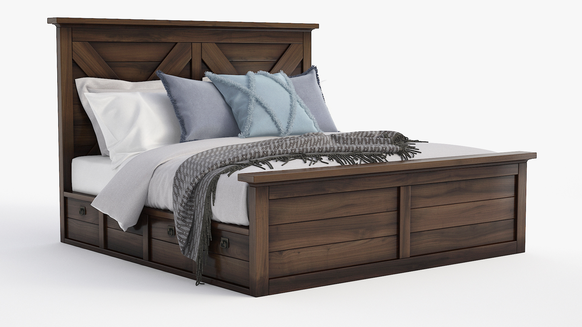 3D Photorealistic Bed 025 model - TurboSquid 1830944