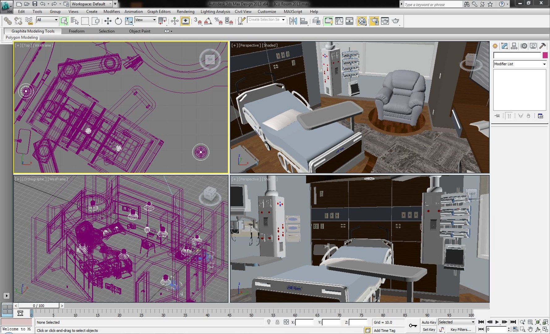 Icu Intensive Care Unit 3d 3ds