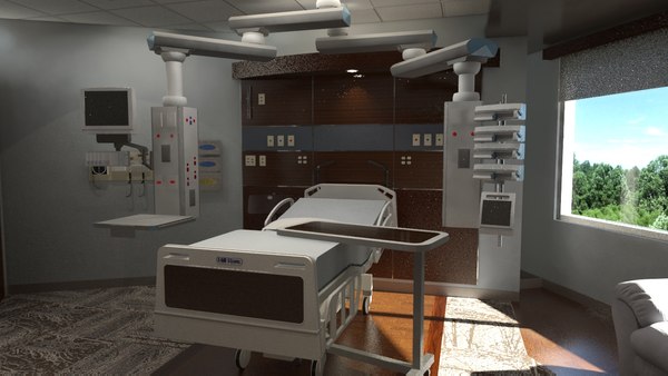icu intensive care unit 3d 3ds