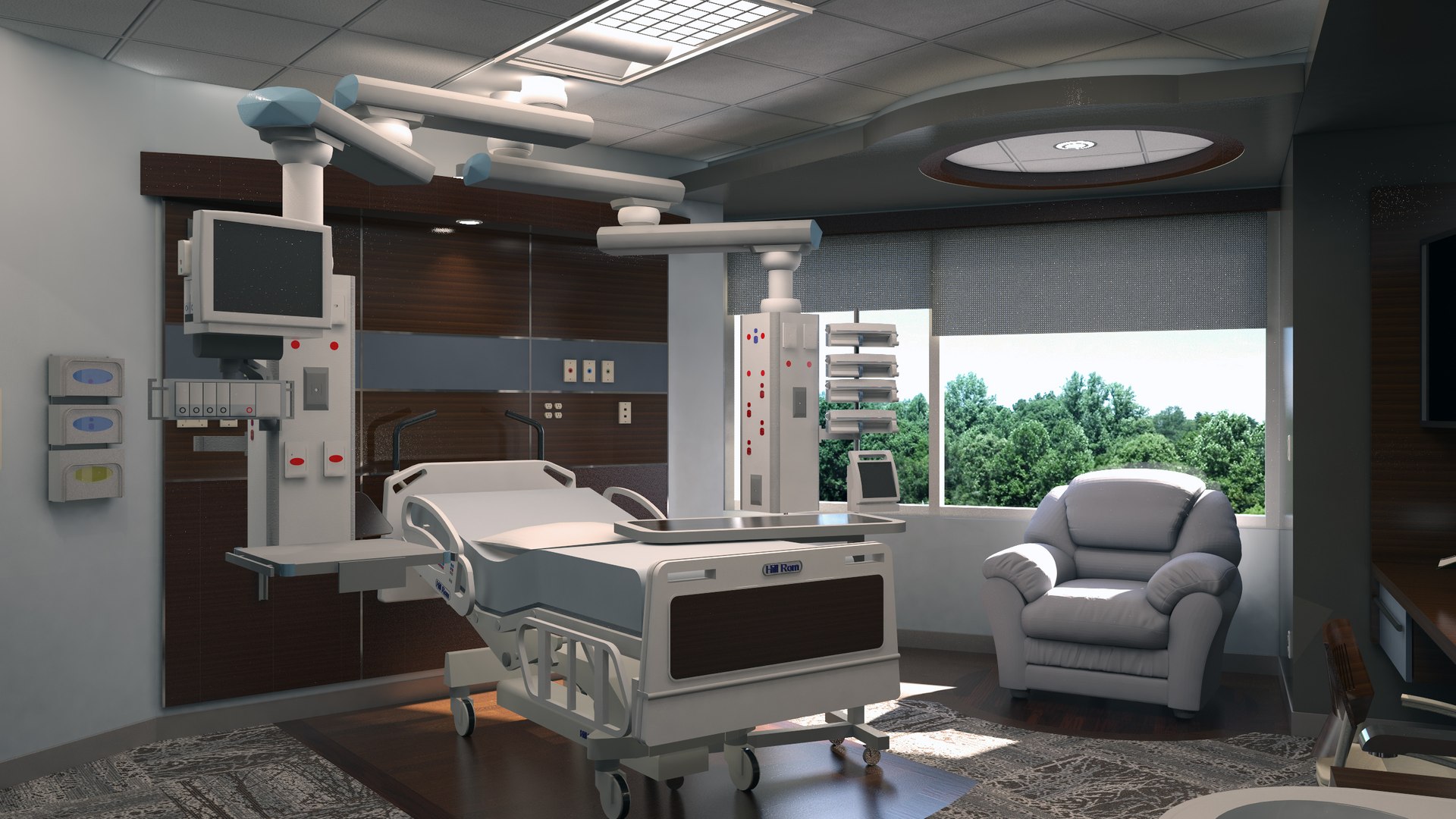 Icu Intensive Care Unit 3d 3ds