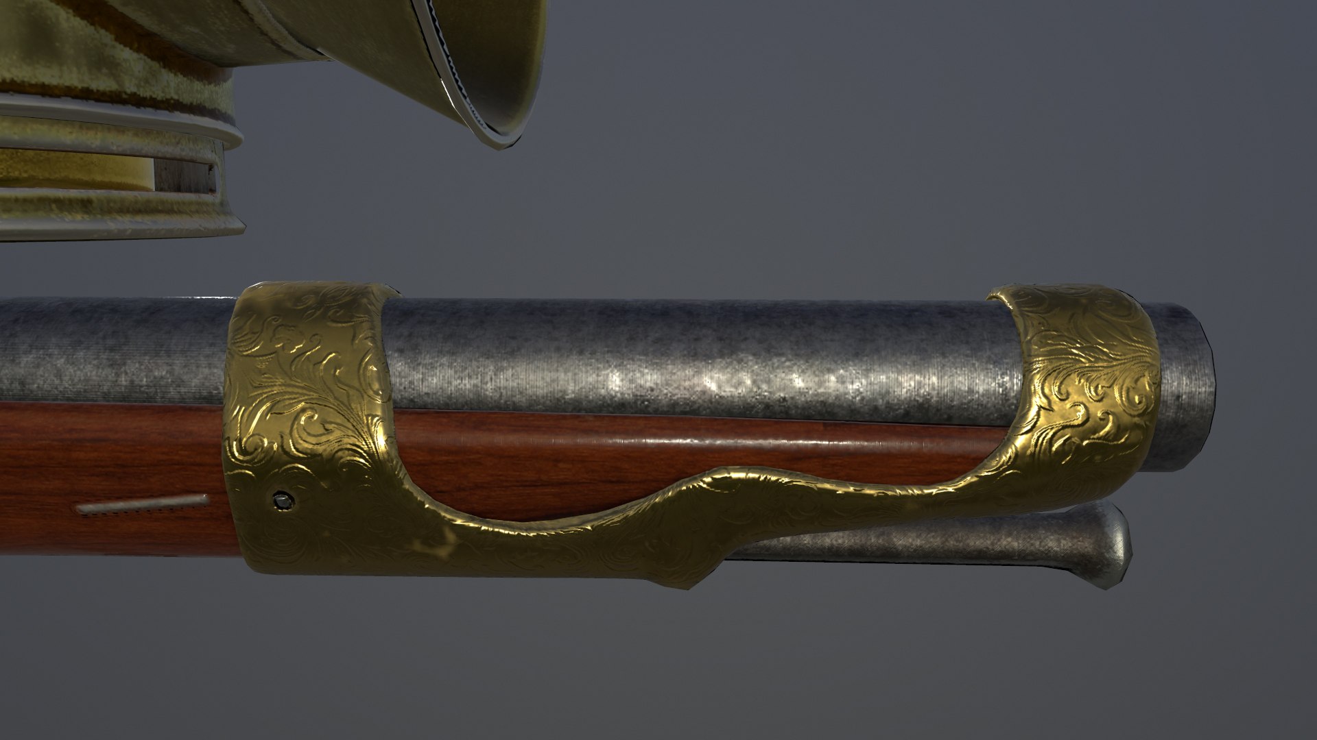 3D flintlock pistol model - TurboSquid 1616746