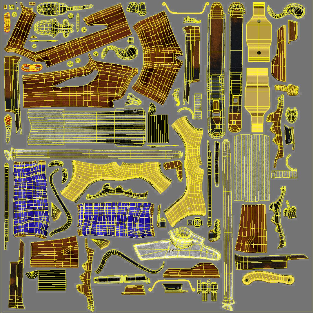 3D flintlock pistol model - TurboSquid 1616746